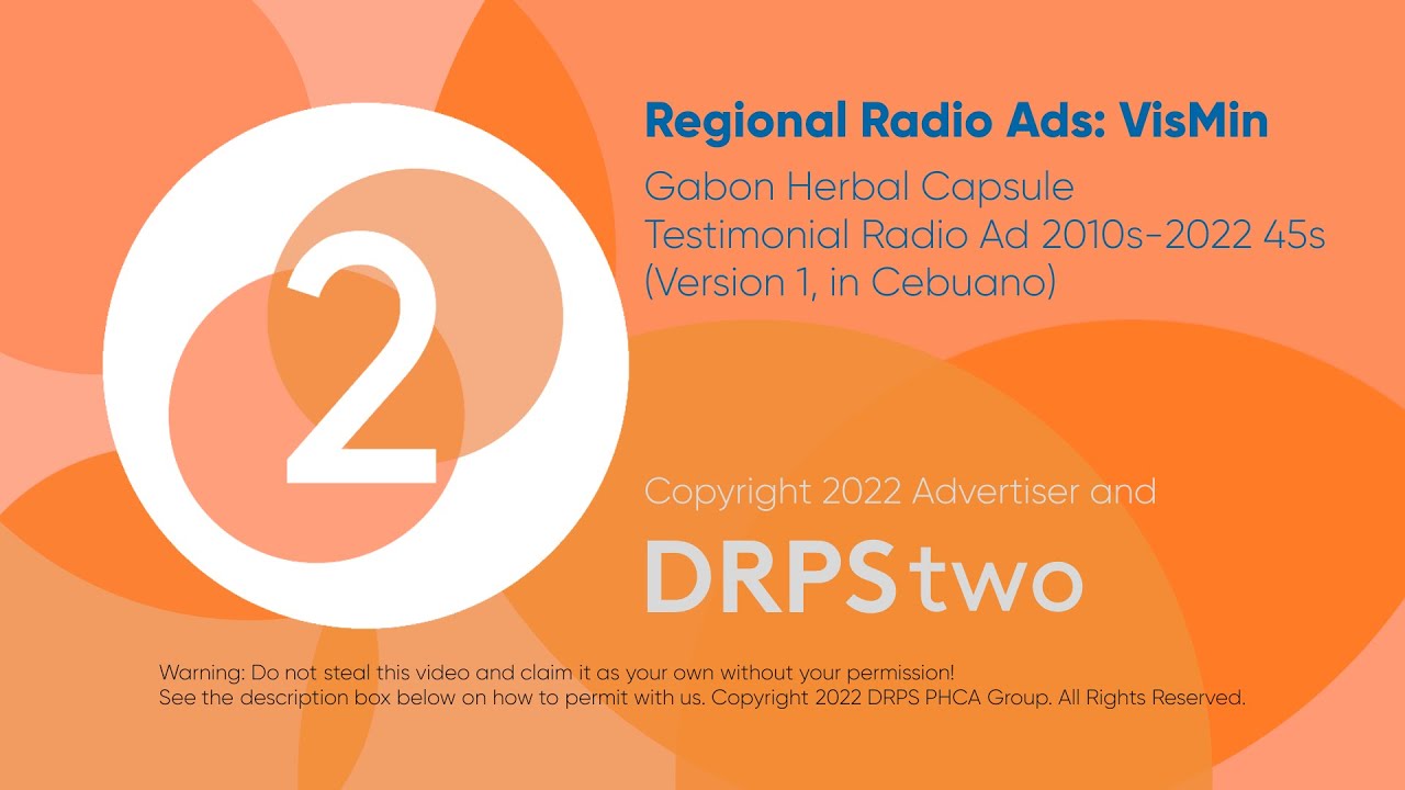 Gabon Herbal Capsule Testimonial Radio Ad 2010s-2022 45s (Version 1, in ...