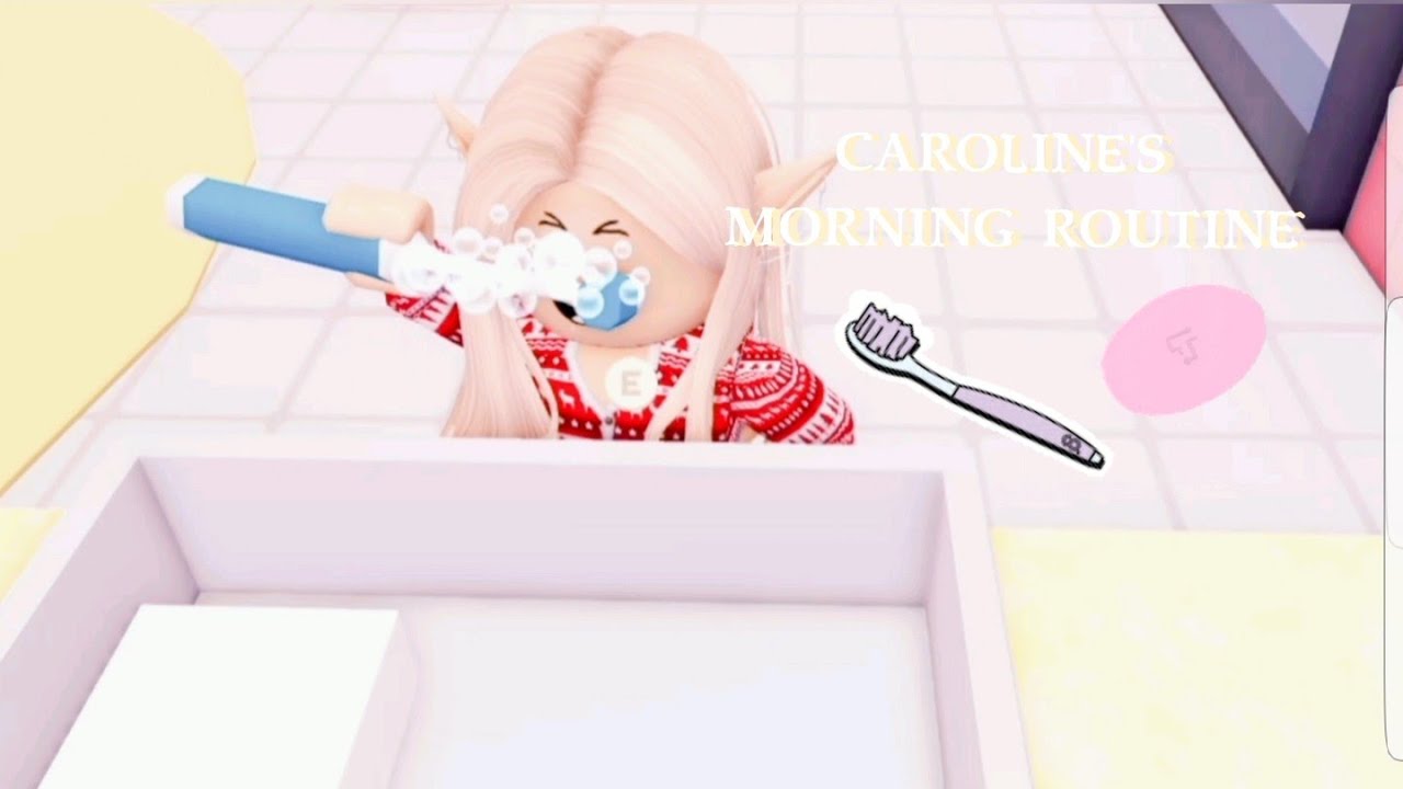 Caroline's Morning Routine (Roblox Livetopia Roleplay) - YouTube