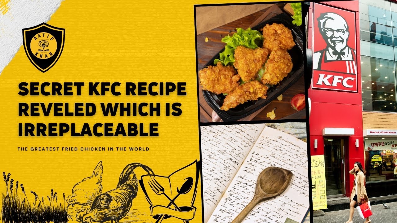 KFC | Kfc Secret Recipe | Colonel Harland Sanders | Fried Chicken | Joe ...