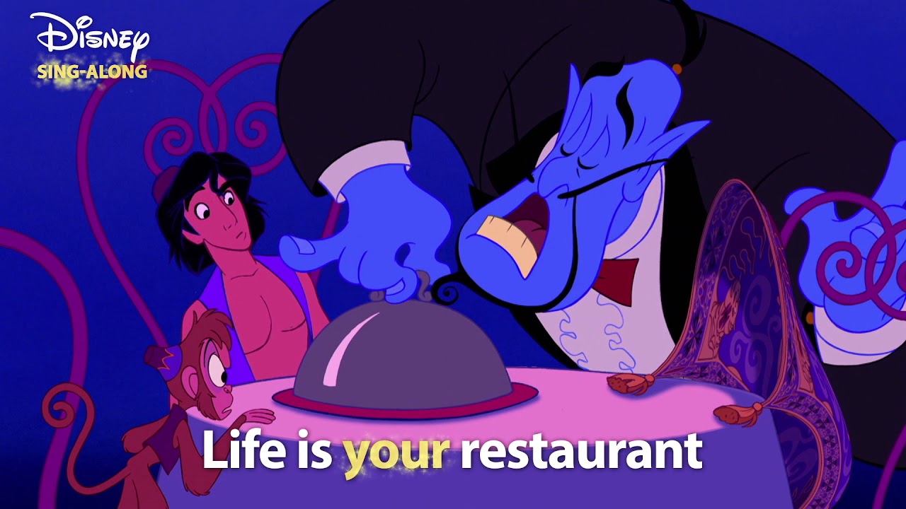 Friend Like Me | Aladdin | DISNEY SING - ALONGS - YouTube