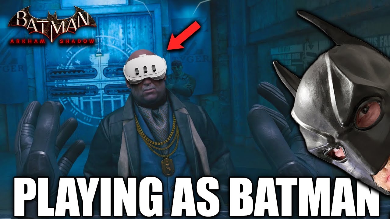 I BECOME THE BAT...LITERALLY! - Batman Arkham Shadows VR Quest 3 & 3s ...