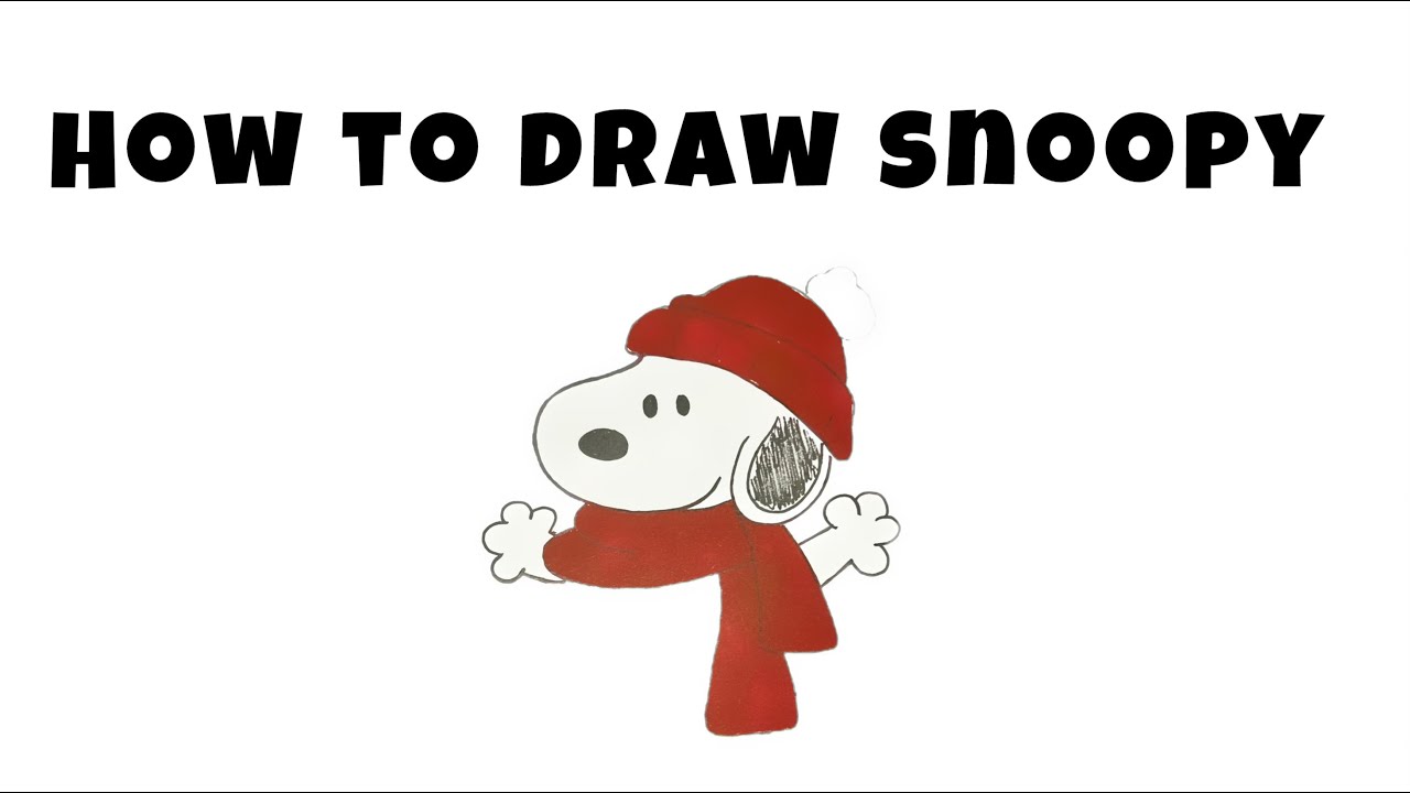 How to Draw Playful Snoopy Sketch – Discover the Joy of Drawing in ...