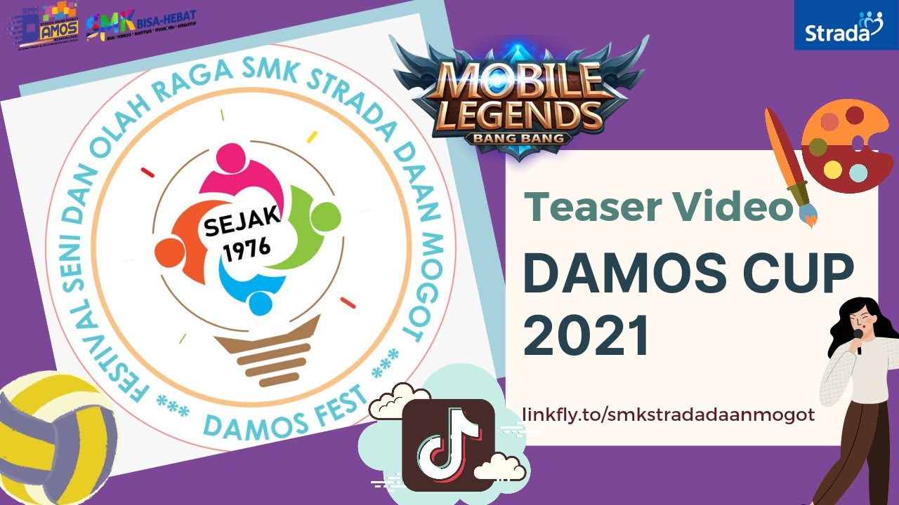 TEASER DAMOS CUP 2021 I SMK STRADA DAAN MOGOT I - YouTube