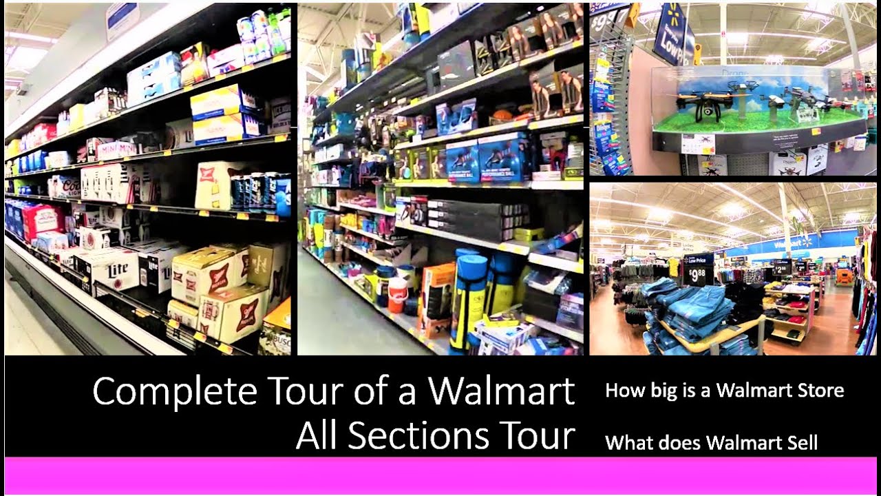 Complete tour of a Walmart Store - YouTube