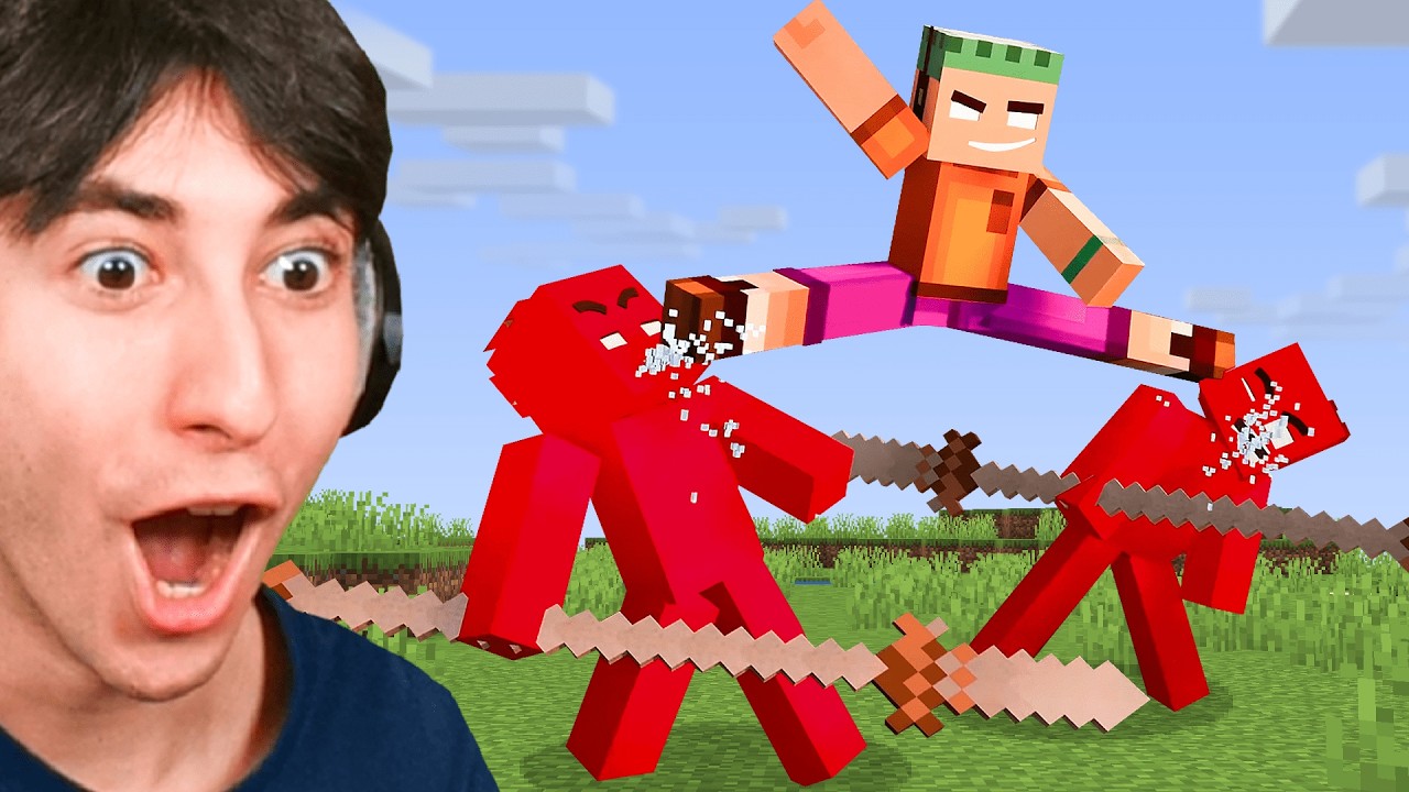 I Found Minecraft's Best BATTLE Animation! - YouTube