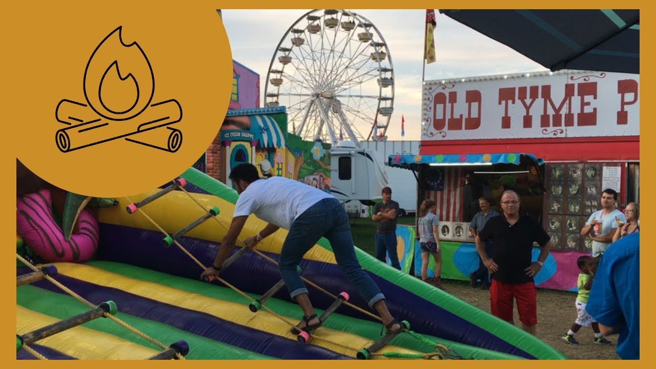 Camp America: First time going to a Real American County Fair - YouTube