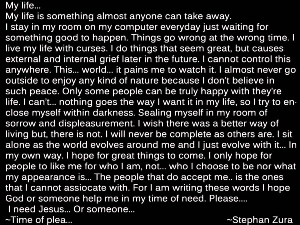 My Dark Journal Entry #1 - YouTube