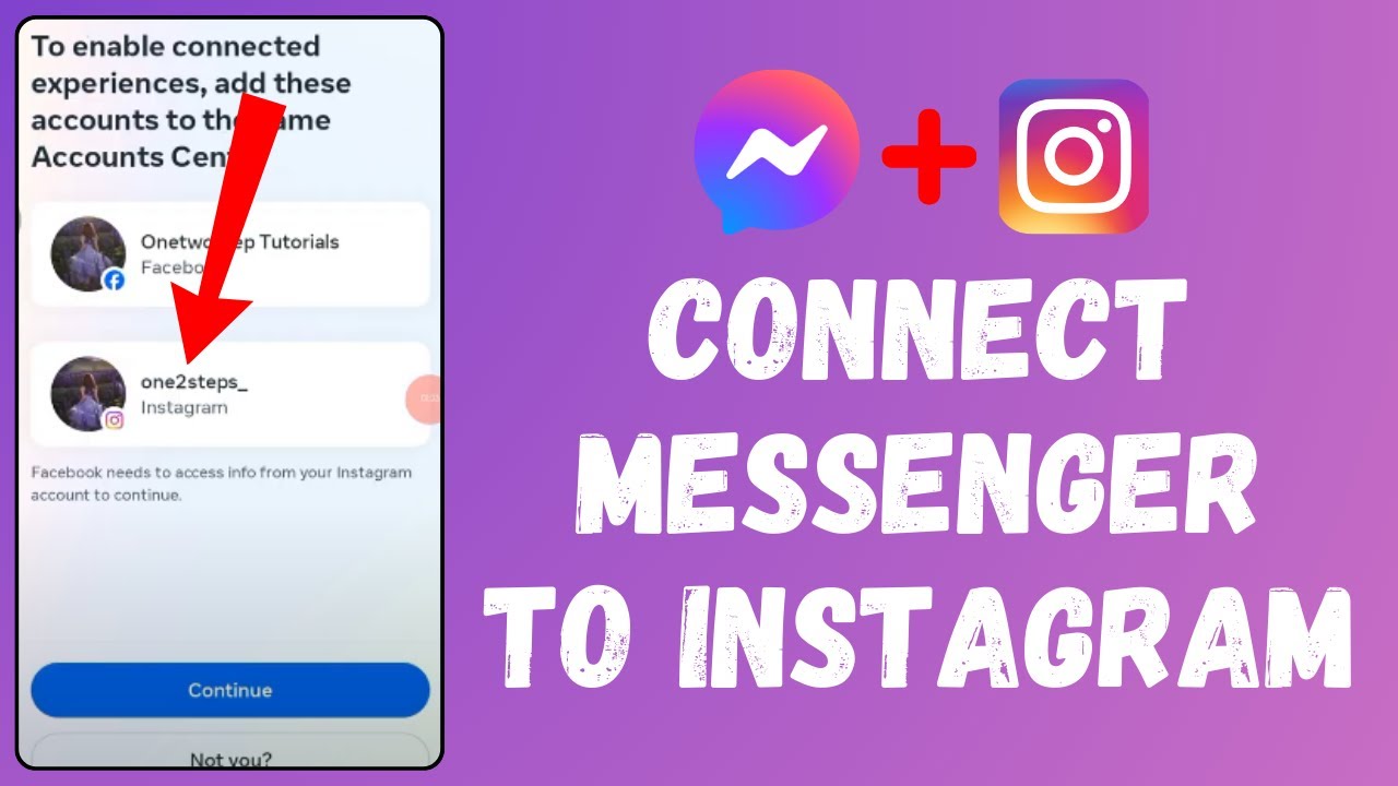 How to Connect Messenger to Instagram (2024) | Link Messenger to ...