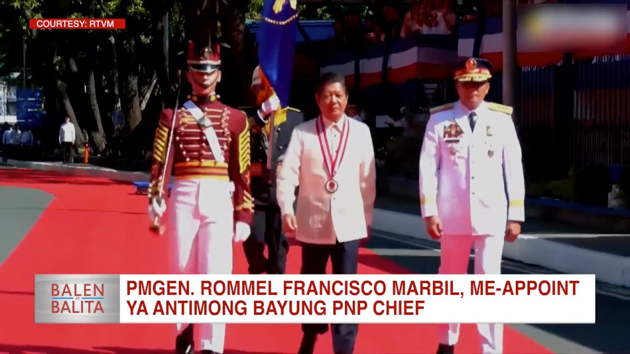 PMGEN. Rommel Francisco Marbil, me-appoint ya antimong bayung PNP Chief ...