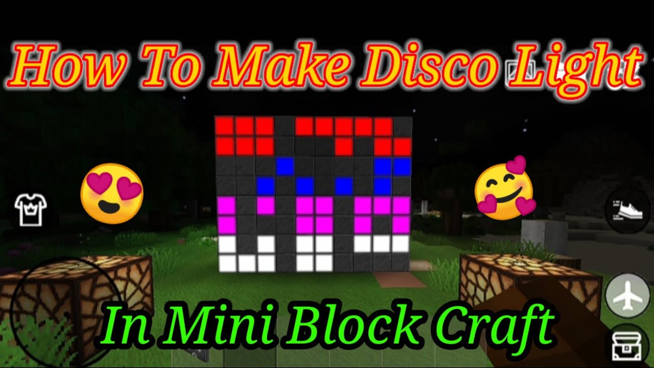 How To Make RGB Led Light In Mini Block Craft | Disco Light | @ADARSH ...