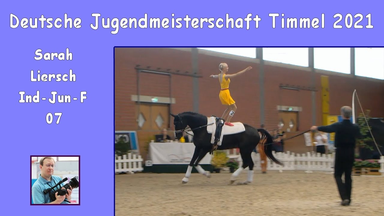 Sarah Liersch - Ind-Jun-F 07 - DJM Timmel 2021 - YouTube