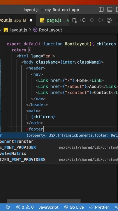Day 7 of learning Next JS | Layout.js in Next JS - Deep Dive #nextjs #reactjs #javascript - YouTube