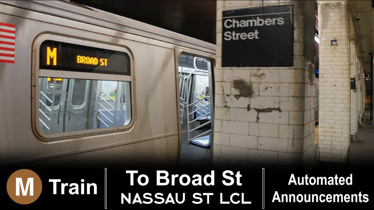 ᴴᴰ Original R160 Brown M train Announcements - To Broad St [Pre 2010 ...