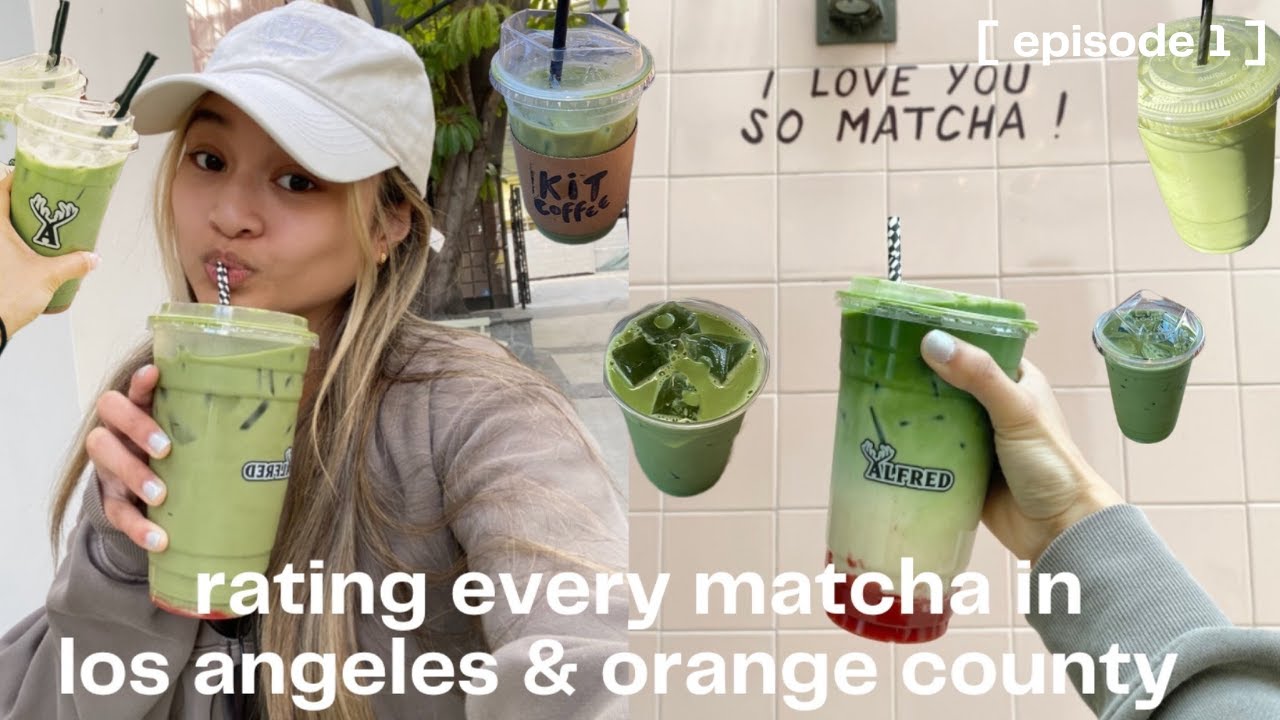 rating every matcha in los angeles & orange county 🍵 (episode 1) - YouTube