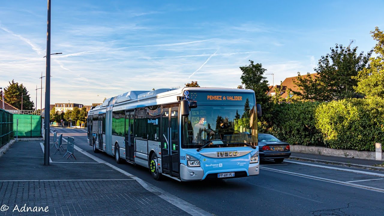 Transdev STRAV / Ligne J2 | Iveco Bus Urbanway 18 GNV - YouTube