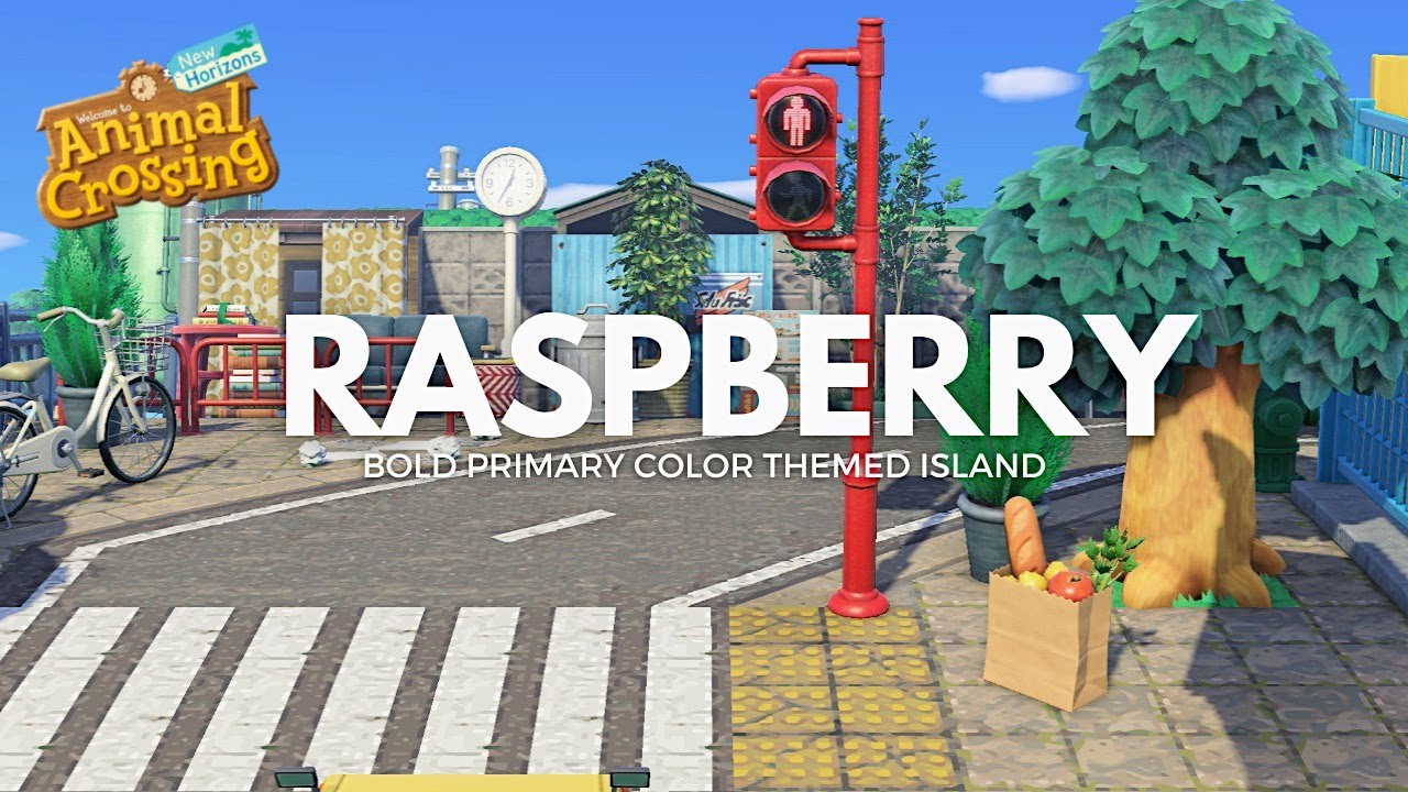 RASPBERRY. || Animal Crossing New Horizons Island Tour. - YouTube