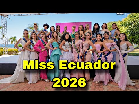 Presentación Candidatas Miss Ecuador 2026 | Alcaldía de Salinas - Moises Galarza Tv