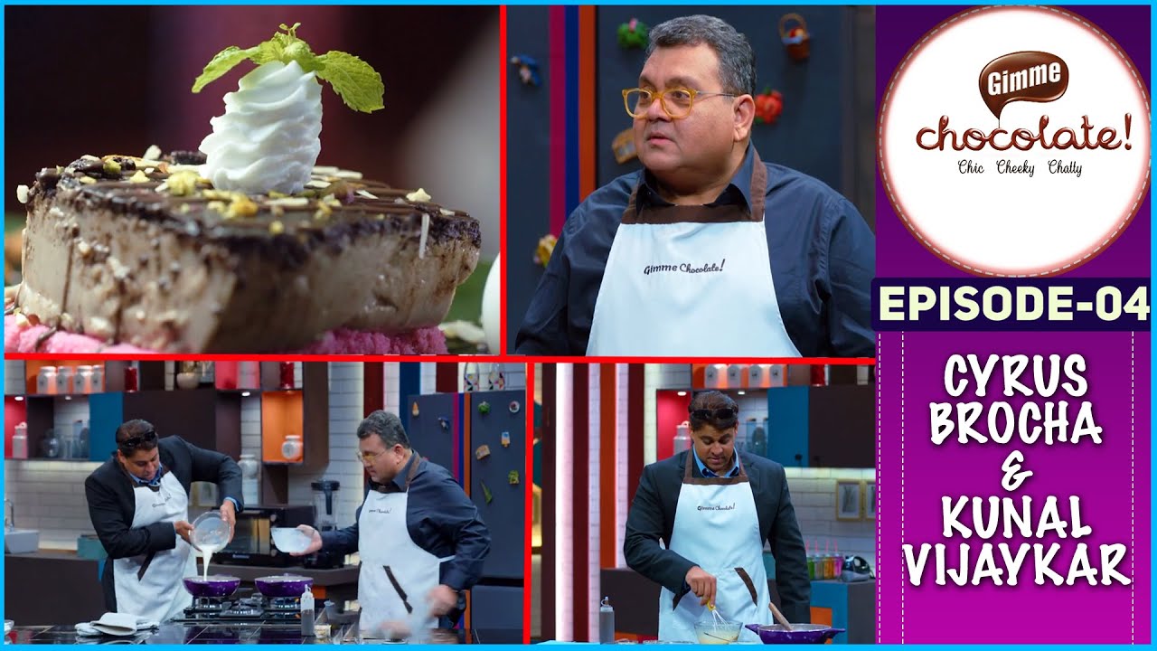 Cyrus Broacha and Kunal Vijaykar Making a CHOCOLATE LAGAN NU CUSTARD WITH COCONUT CRUST Zeba ...