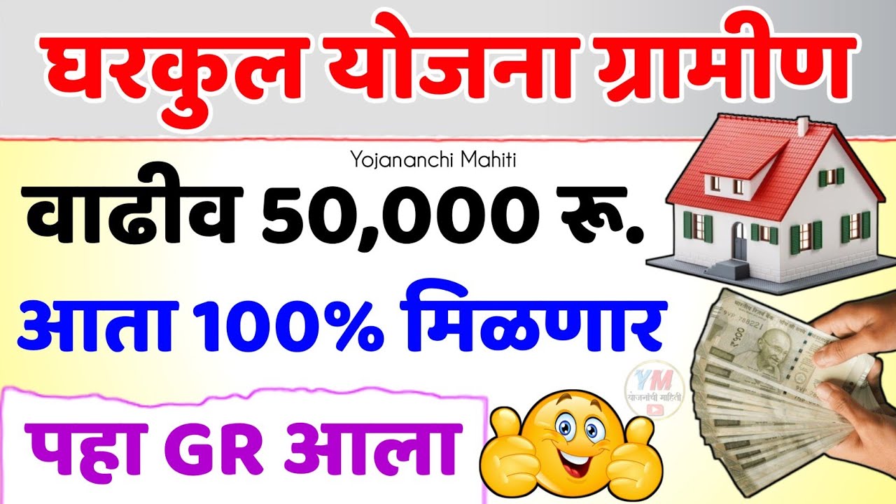 Gharkul Yojana In Maharashtra 2025|Gharkul Yojana New Update 2025|घरकुल ...