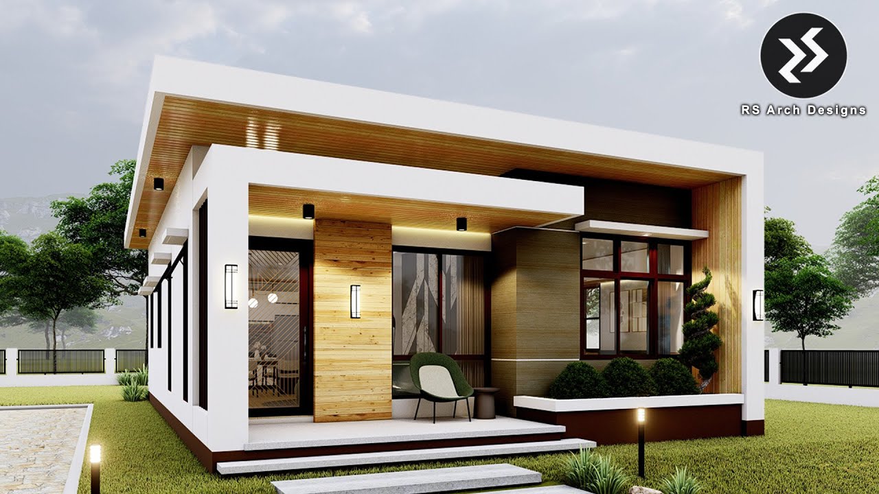 MINIMALIST BOX TYPE HOUSE DESIGN WITH 3 BEDROOMS - YouTube