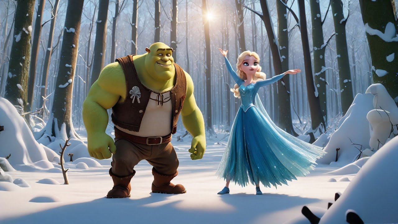 Elsa and Shrek’s Frozen Fiasco #kidsstory #bedtimestory #adventure ...