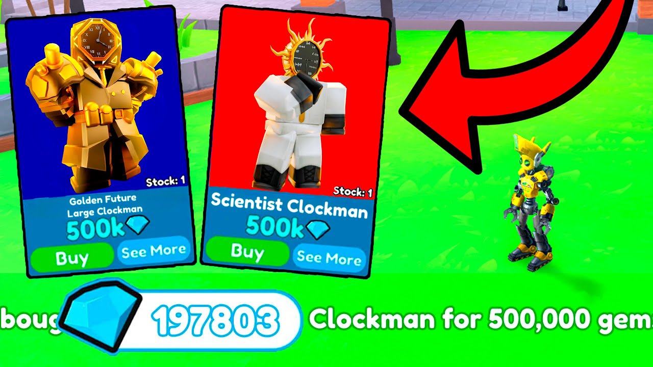 🔥I SPENT 1M GEMS FOR 2 NEW UNITS : GOLDEN FUTURE AND SCIENTIST CLOCKMAN ...