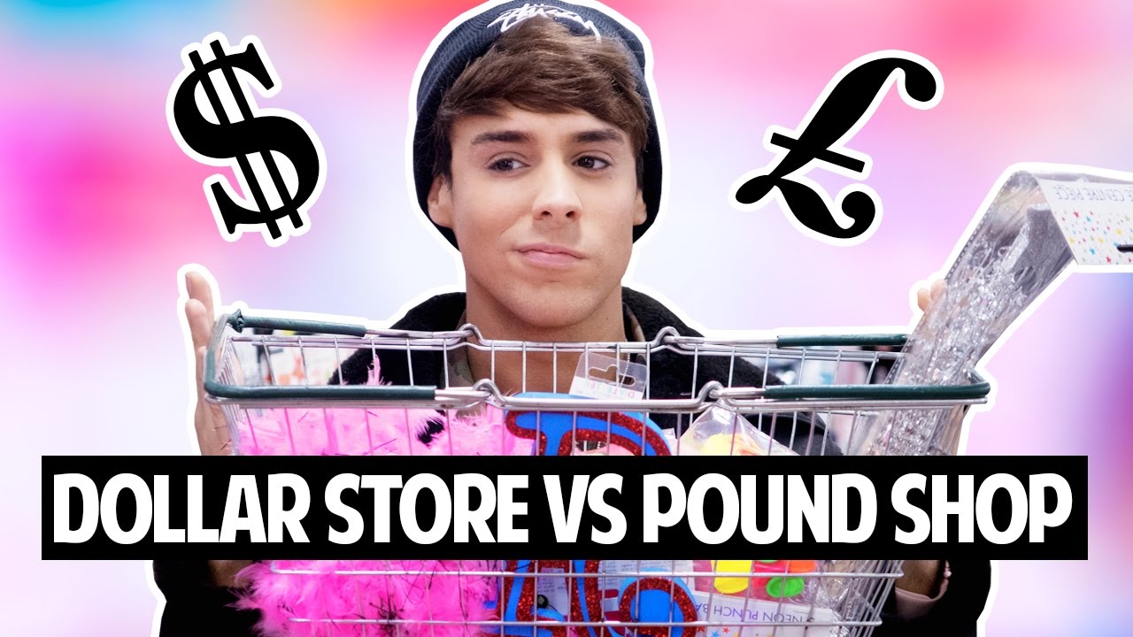 AMERICAN vs. BRITISH Dollar Store vs. Pound Shop - YouTube