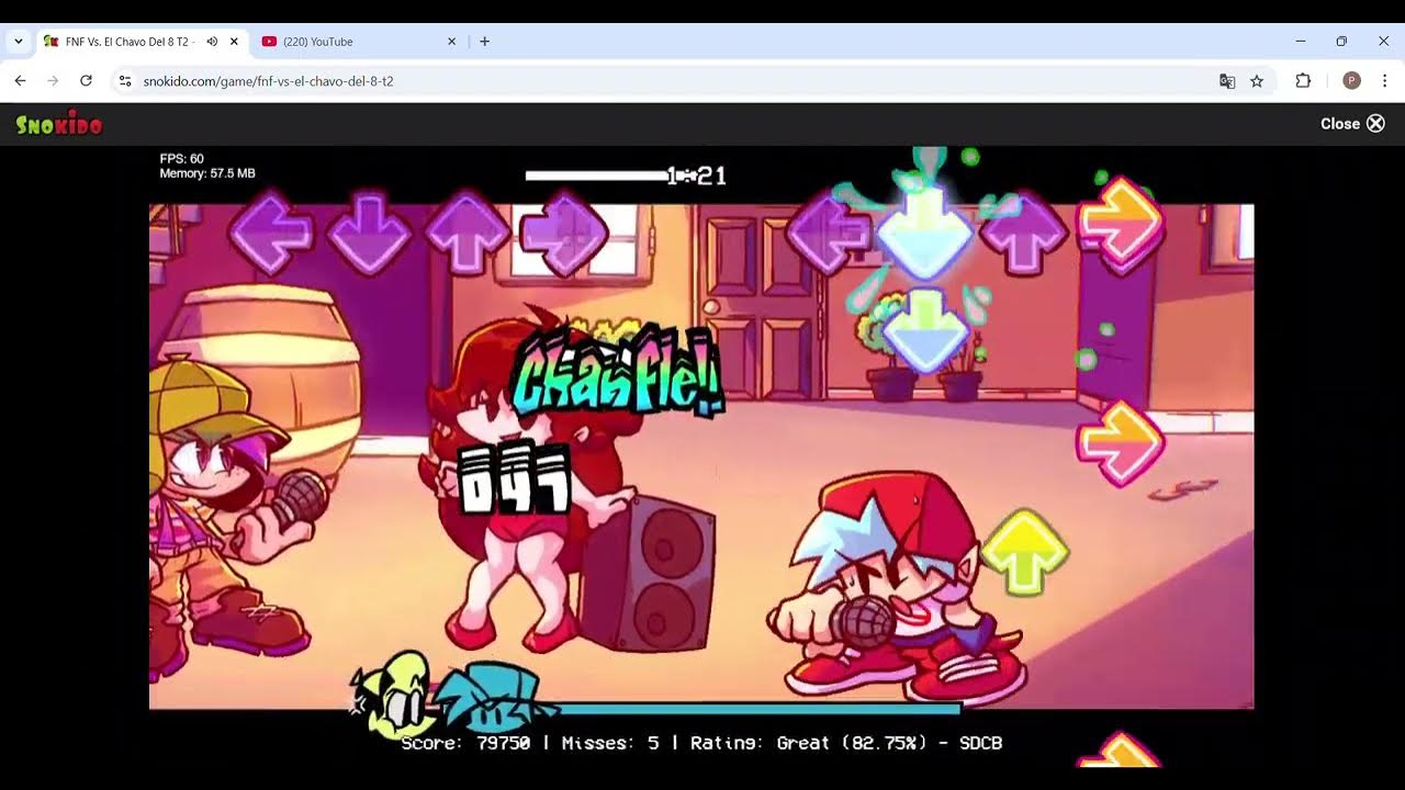 FNF Vs El Chavo Del 8 T2 Chavo & Quico Play Online on Snokido Google Chrome 2025 01 23 12 24 ...