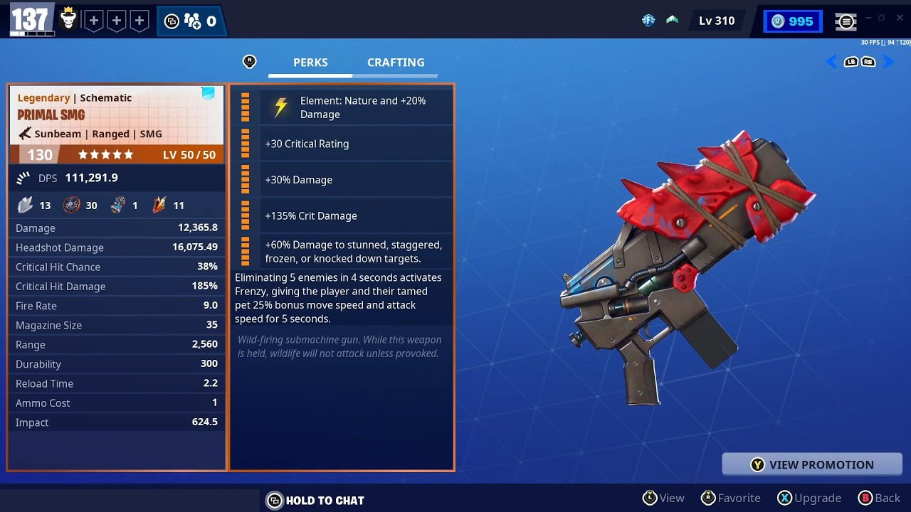 Primal SMG!!, Is it Good?? (Fortnite STW ep8) - YouTube