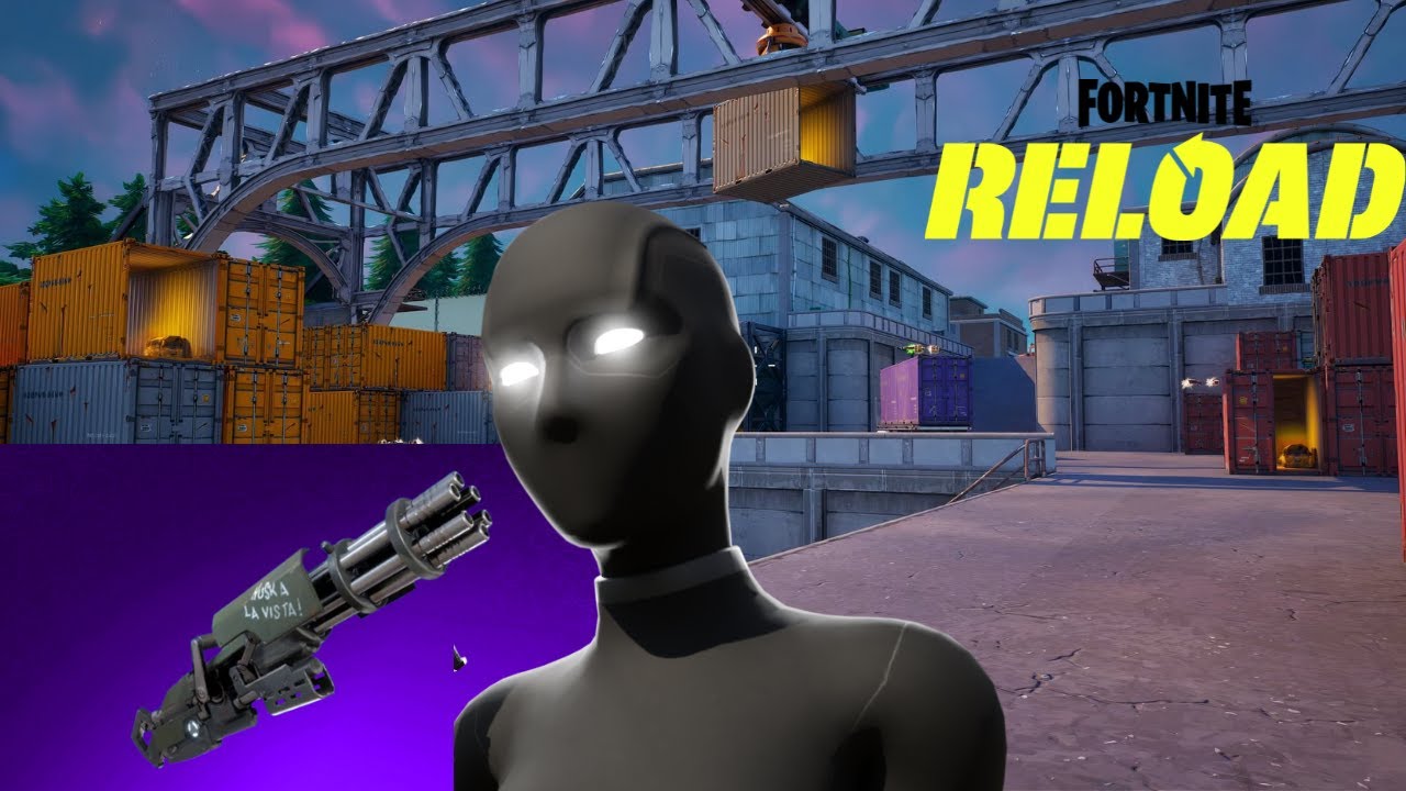 The Minigun is so BUSTED! | Fortnite Reload Gameplay - YouTube