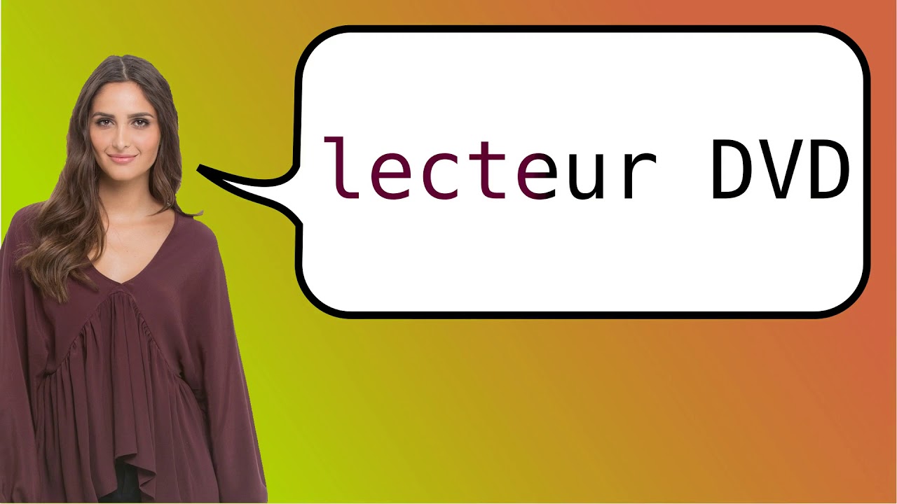 How To Say DVD Player In French YouTube How To Say DVD Player In French YouTube