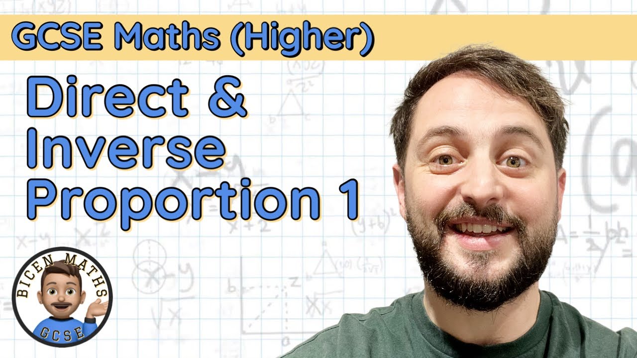 Direct Inverse Proportion 1 Direct Proportion GCSE Maths Higher direct-inverse-proportion-1-direct-proportion-gcse-maths-higher