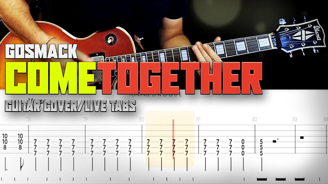 Come together | Godsmack guitar cover + live tabs - YouTube