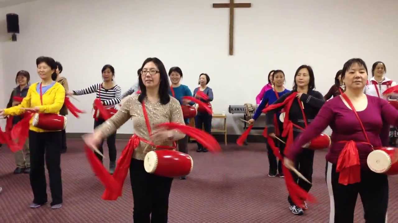 Chinese Waist Drum Practice 1-26-2014 - YouTube