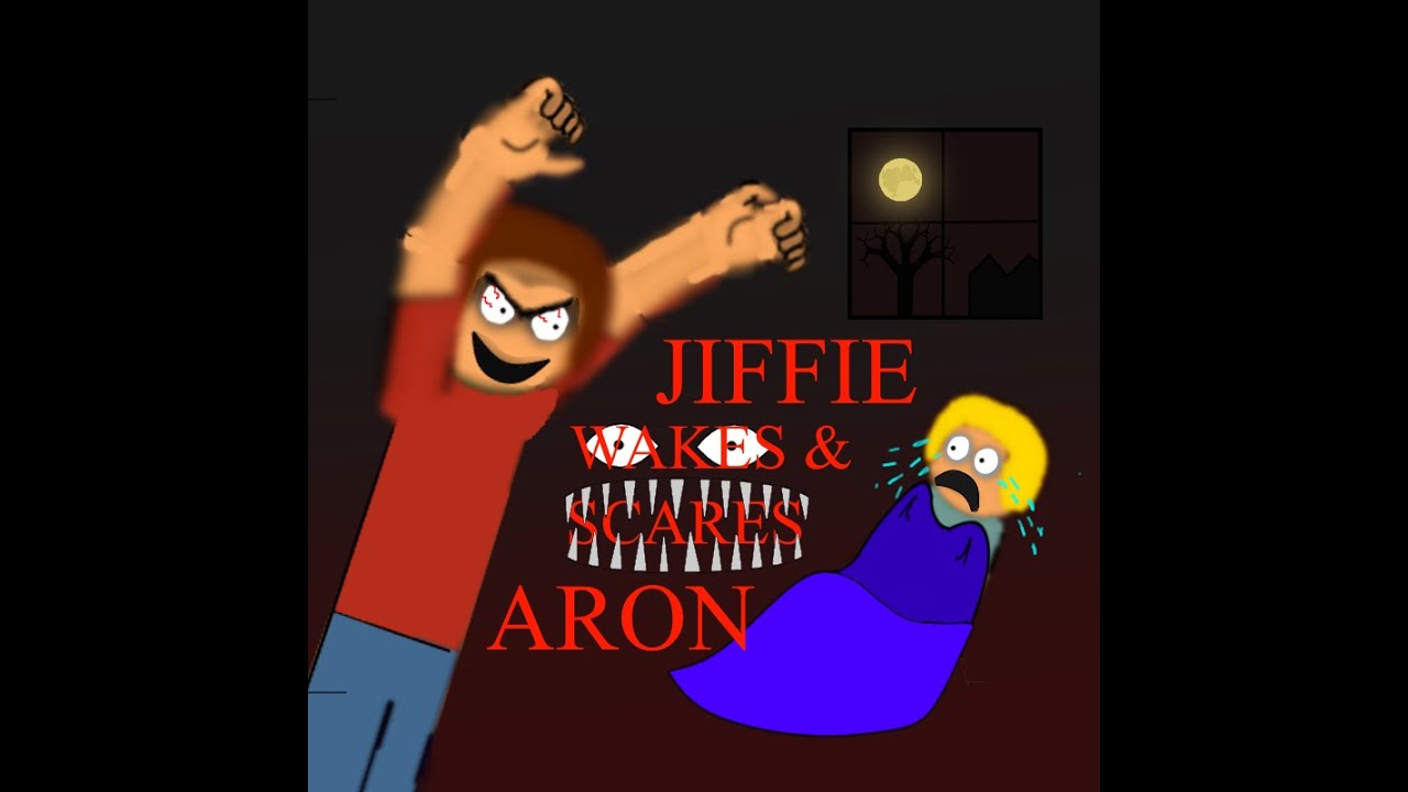 Jiffie wakes & scares Aron/banned from sweets - YouTube