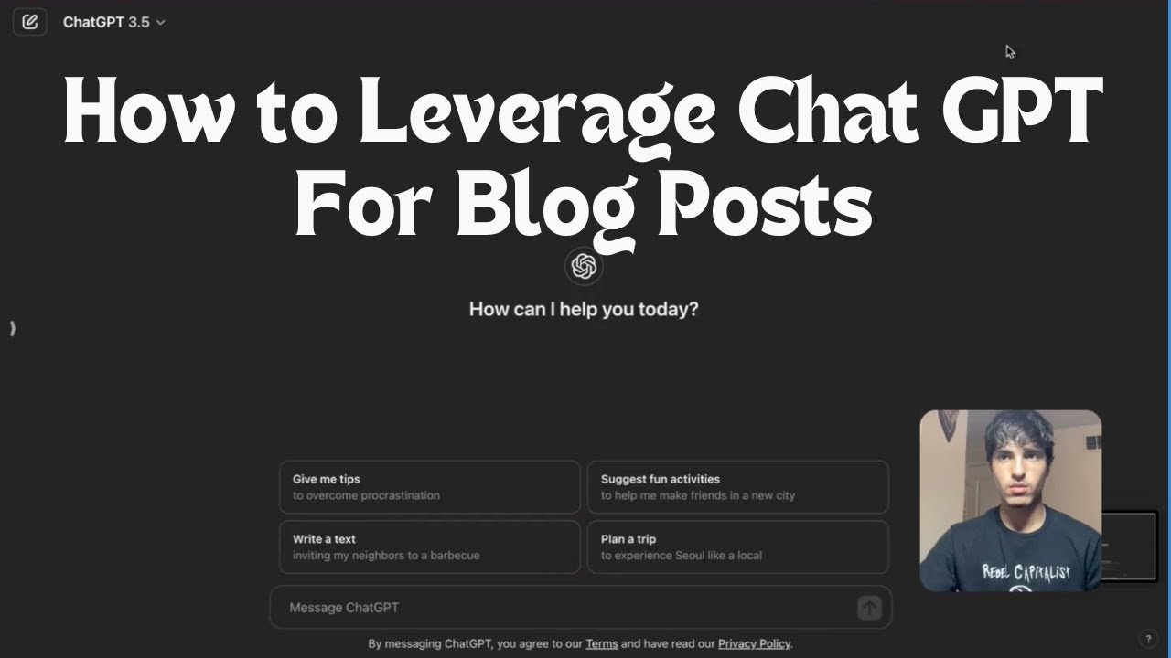 How To Leverage Chat GPT For Blog Posts - YouTube