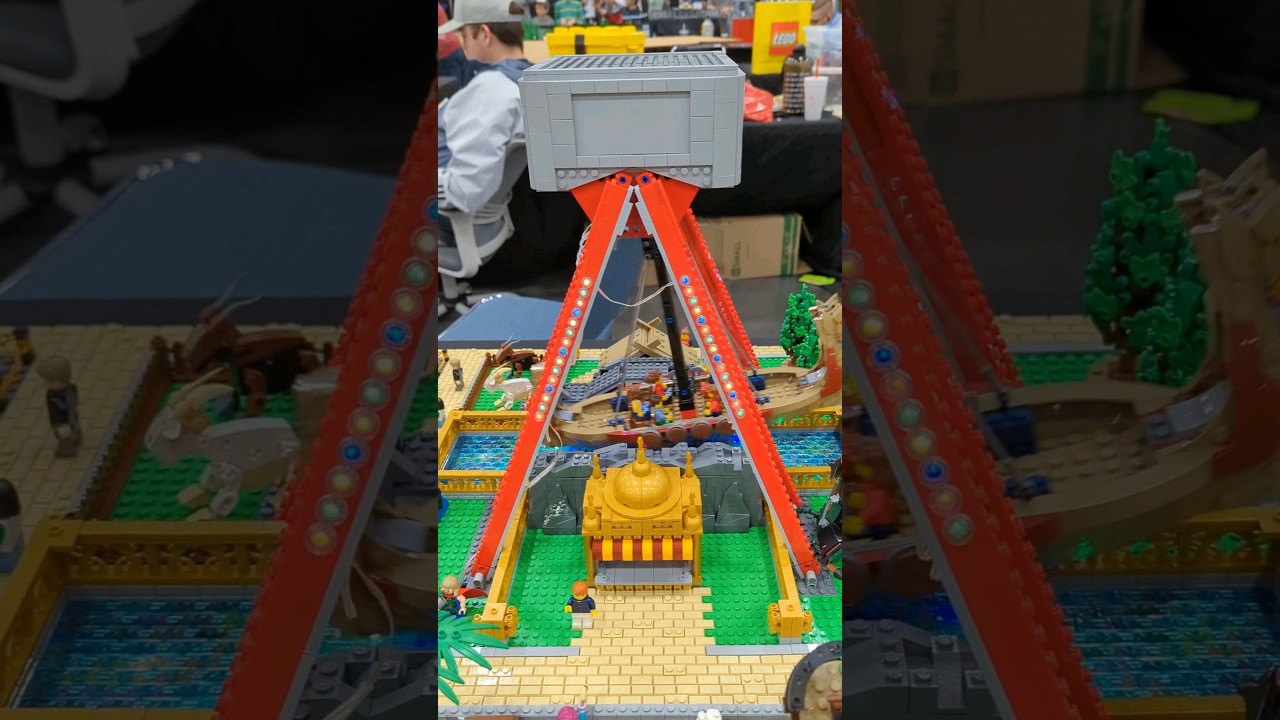 LEGO Fairground by SC Bricks at Atlanta Brick Con 2024 - YouTube