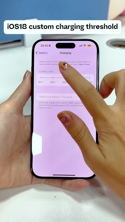 iOS 18 Useful Feature You Should Know About 📢 New iPhone Charging Limit Options #ios18 # ...
