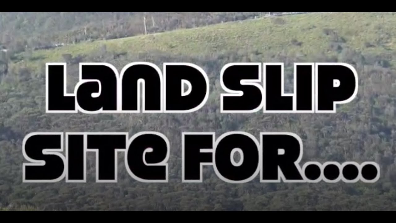 LAND SLIP SITE FOR 24 CABINS!! - YouTube