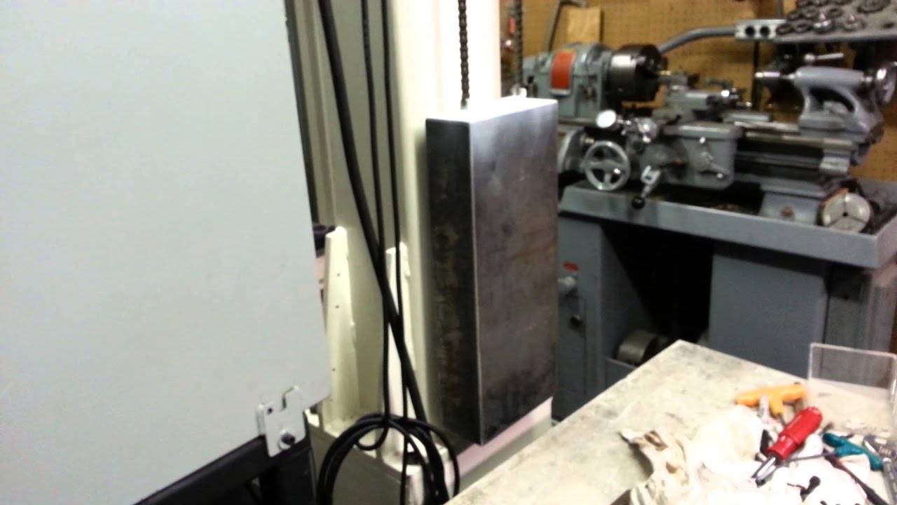 Setting Up The Counterweight for the CNC Head - YouTube