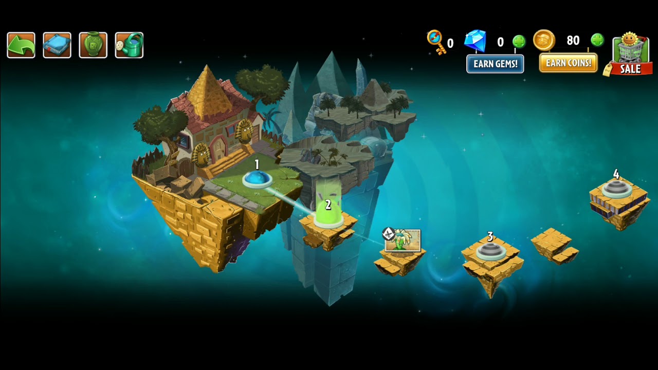 Plants vs Zombies 2 world keys speedrunning tutorial 2.0 - YouTube