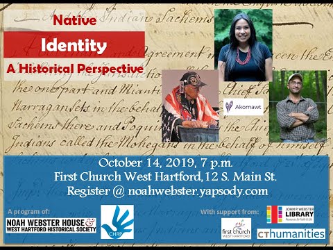 Native Identity: A Historical Perspective (October 14, 2019) - YouTube