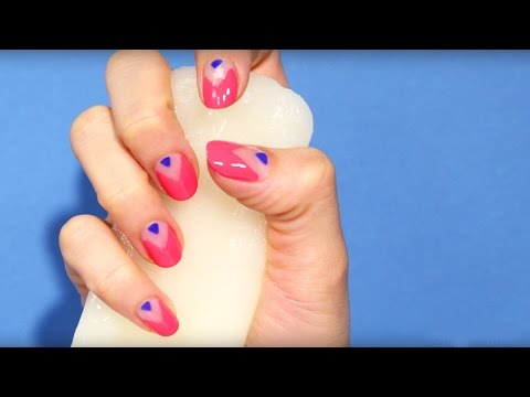 Popsicle Nail Art Tutorial by Hannah Rox It | Sally Hansen - YouTube