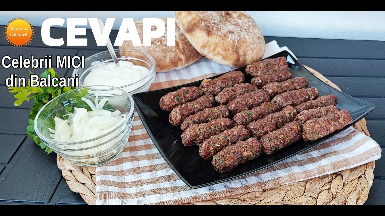 CEVAPI CU KAJMAK FACUT IN CASA - Reteta Simpla pentru micii perfecti ...