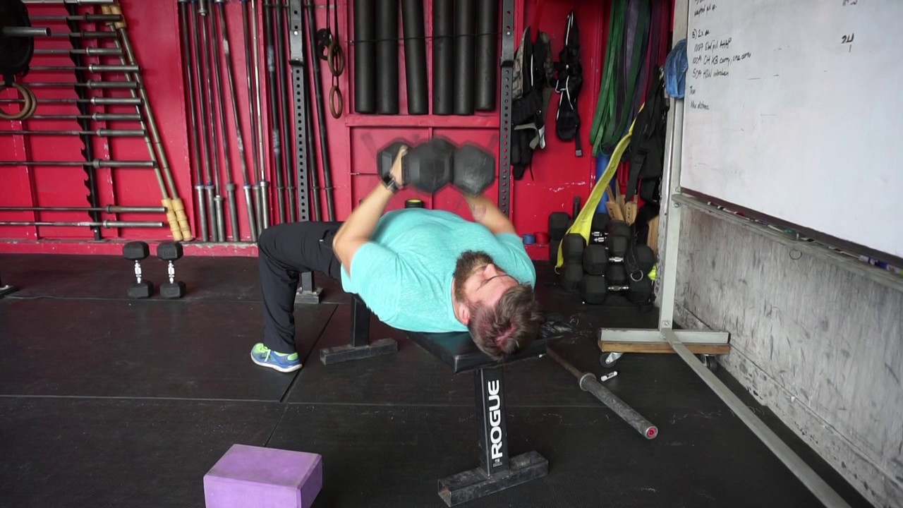 DB Close Grip Bench - YouTube