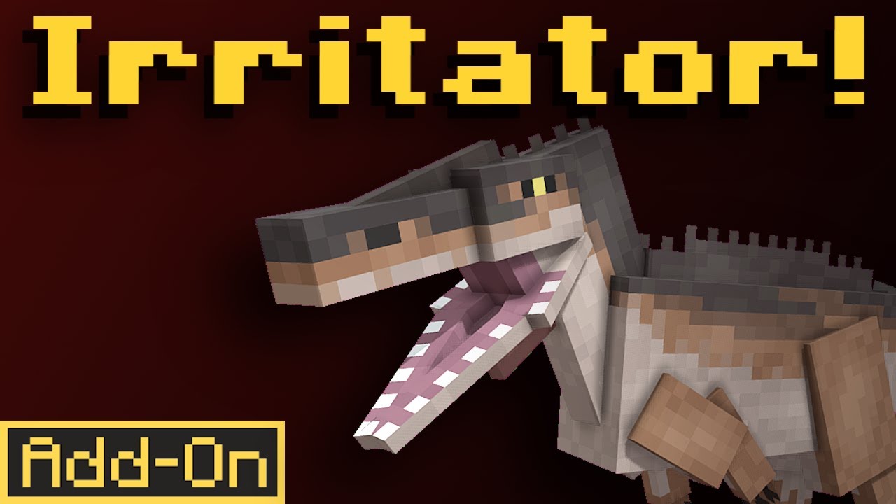 Irritator! - Minecraft Dinosaur Addon - YouTube