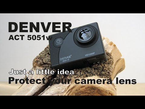 DENVER ACT 5051w ACTION CAM Just a little idea Protect your camera lens ...