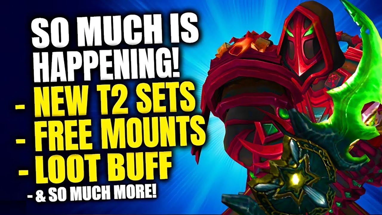 This Week: Free Promo Mount, Loot Buff, New T2 Sets, Free Hero Gear ...