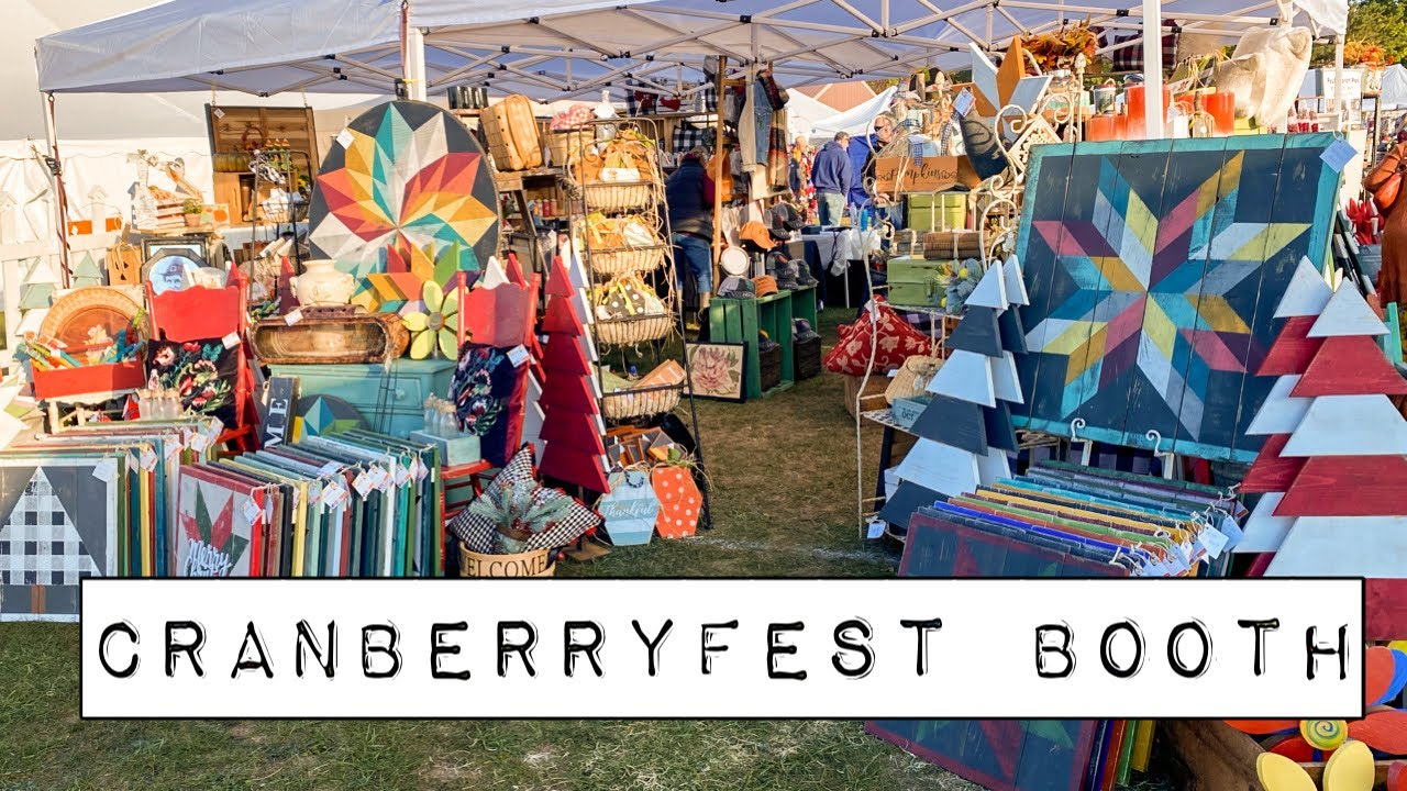 Cranberryfest Booth Display - What goes into setting up a booth ...