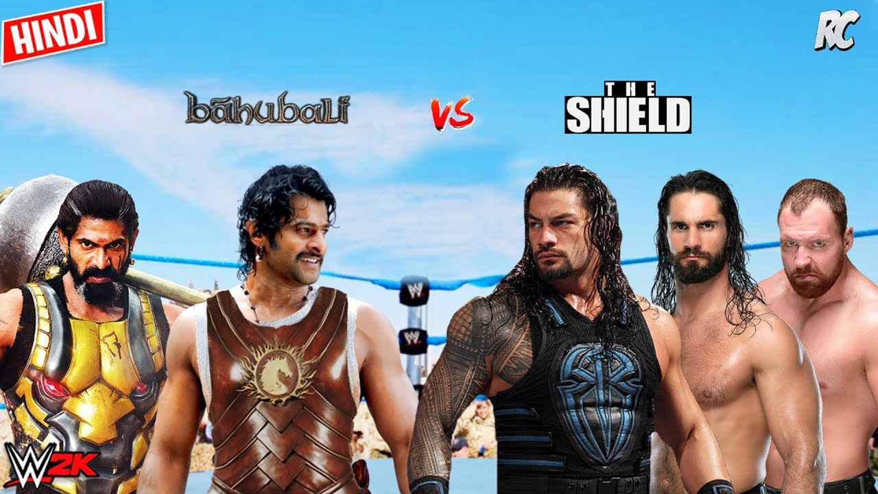 Baahubali vs Shield - Baahubali 2 Film Hindi - Prabhas - Rana Daggubati ...
